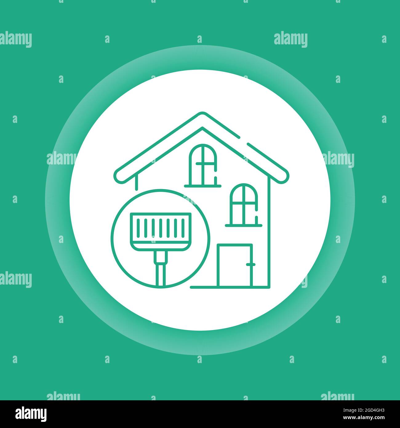 Disinfection service concept set Stock Vector Images - Alamy