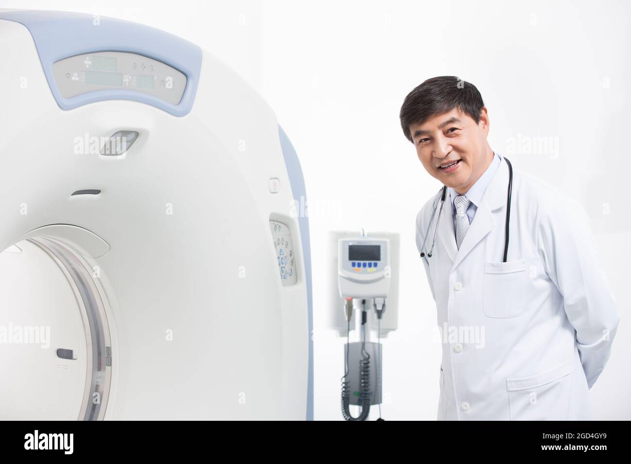 Doctor in CT room Stock Photo - Alamy