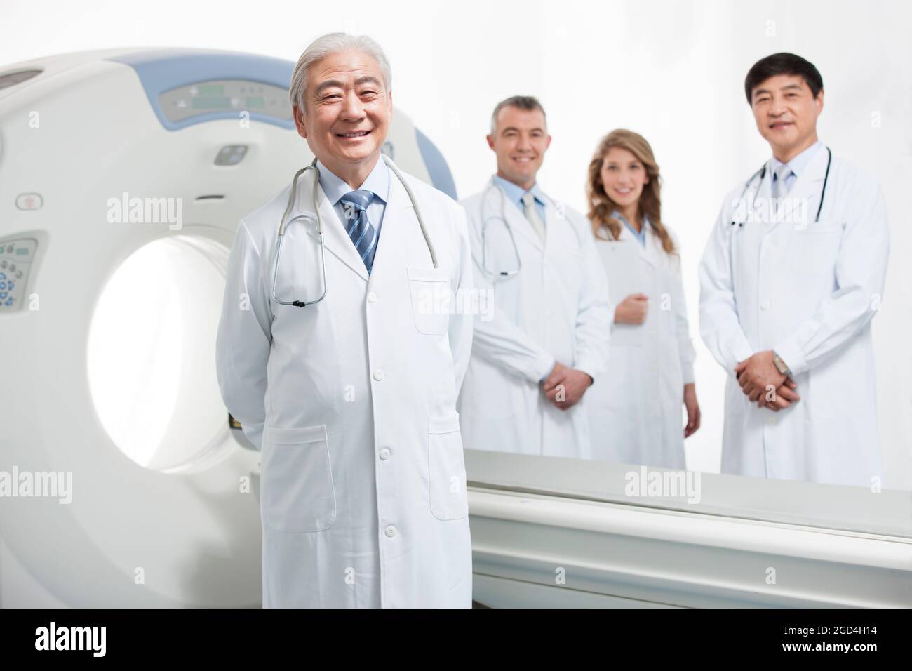 Doctors in CT room Stock Photo - Alamy