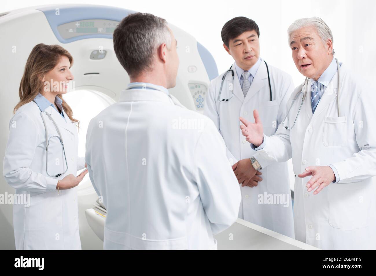 Doctors in CT room Stock Photo - Alamy