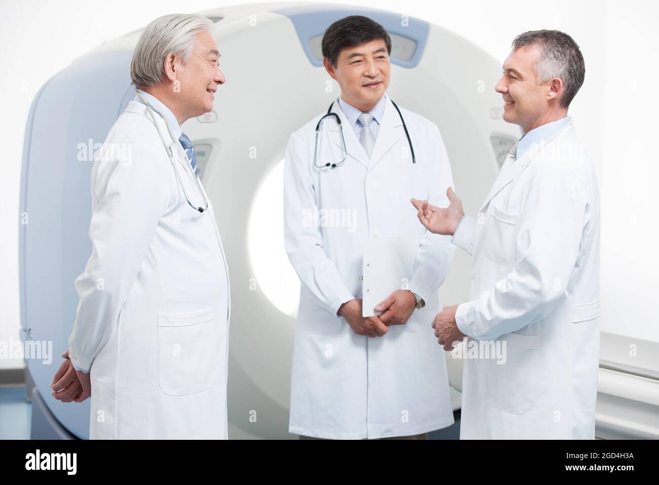 Doctors in CT room Stock Photo - Alamy