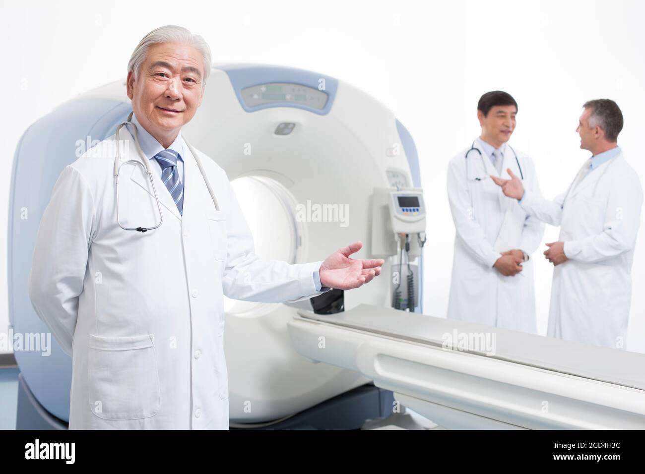 Doctors in CT room Stock Photo - Alamy