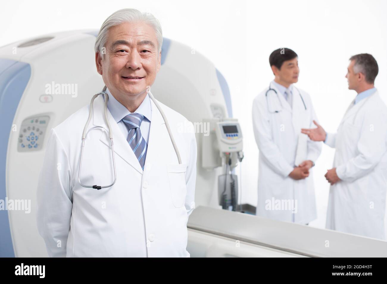 Doctors in CT room Stock Photo - Alamy