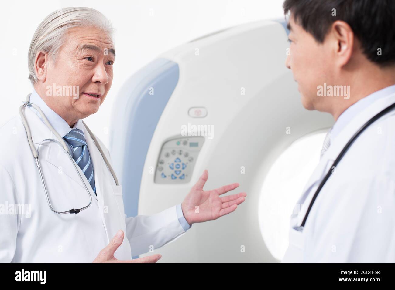 Doctors in CT room Stock Photo - Alamy