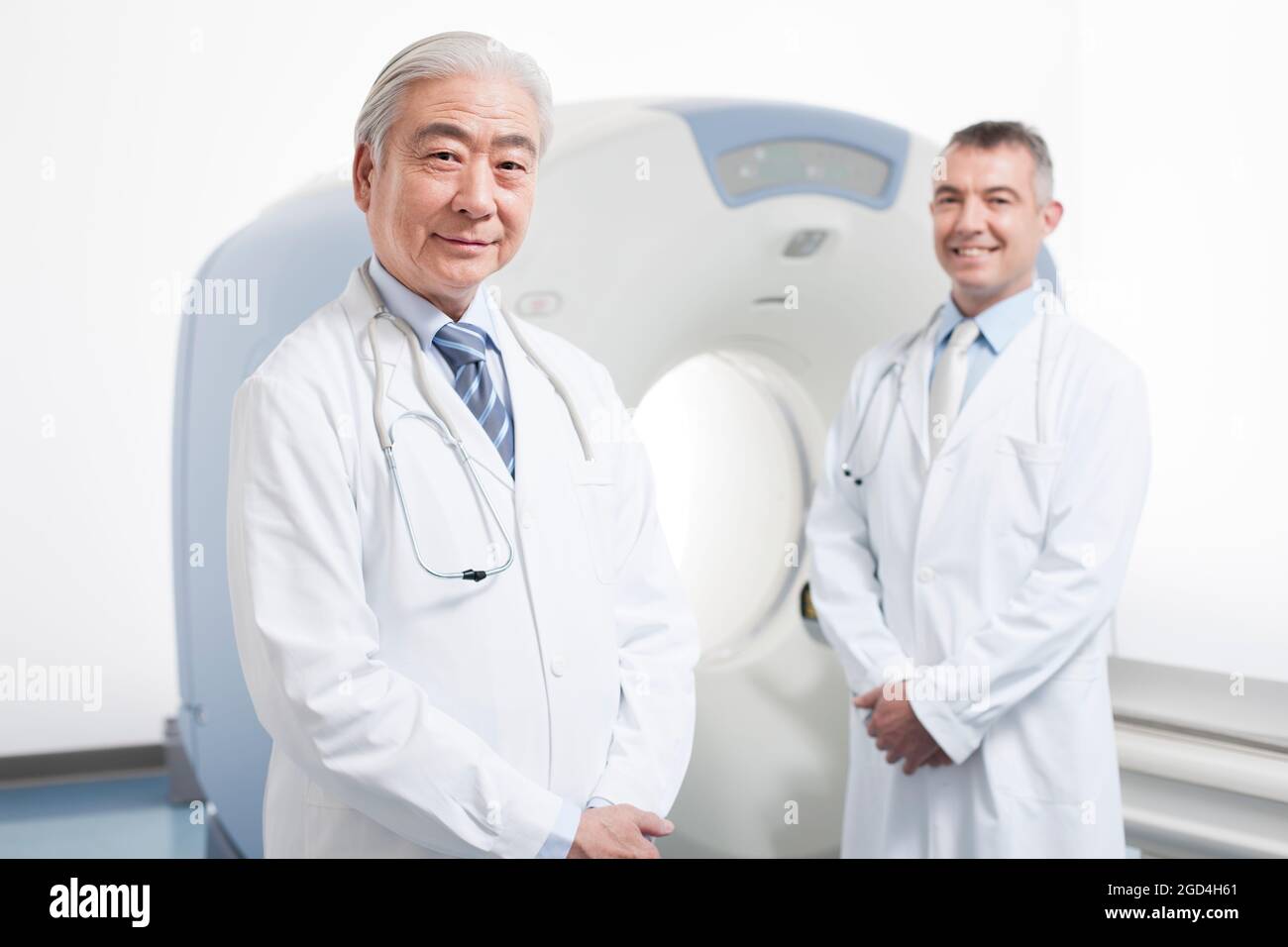 Doctors in CT room Stock Photo - Alamy