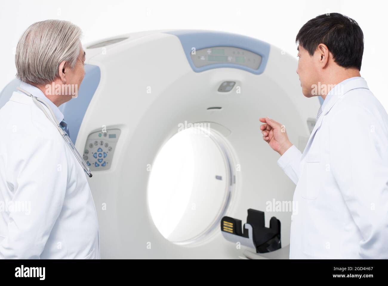 Doctors in CT room Stock Photo - Alamy