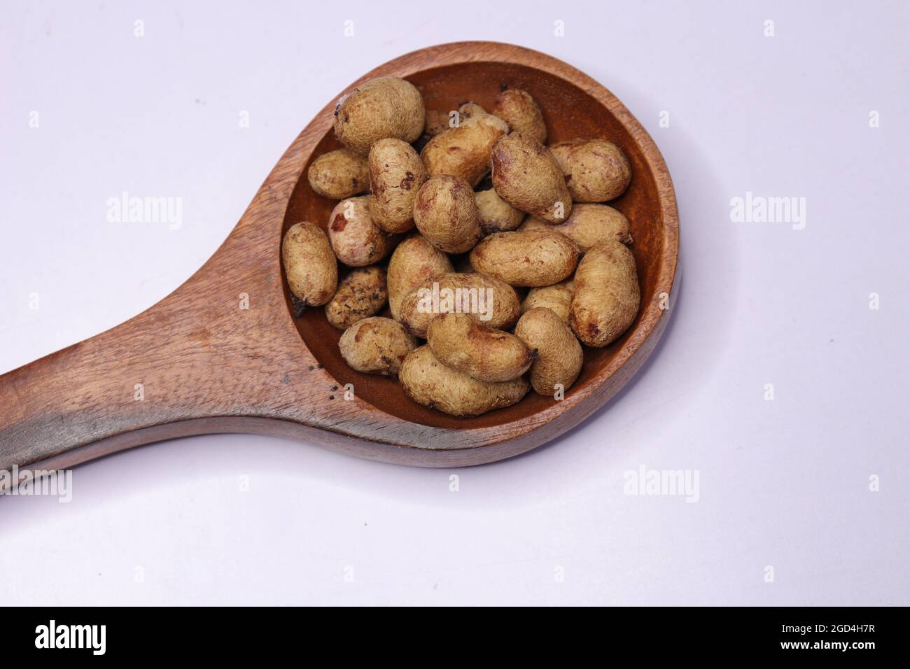Jambolan plum or Java plum seeds isolated on white background Stock ...