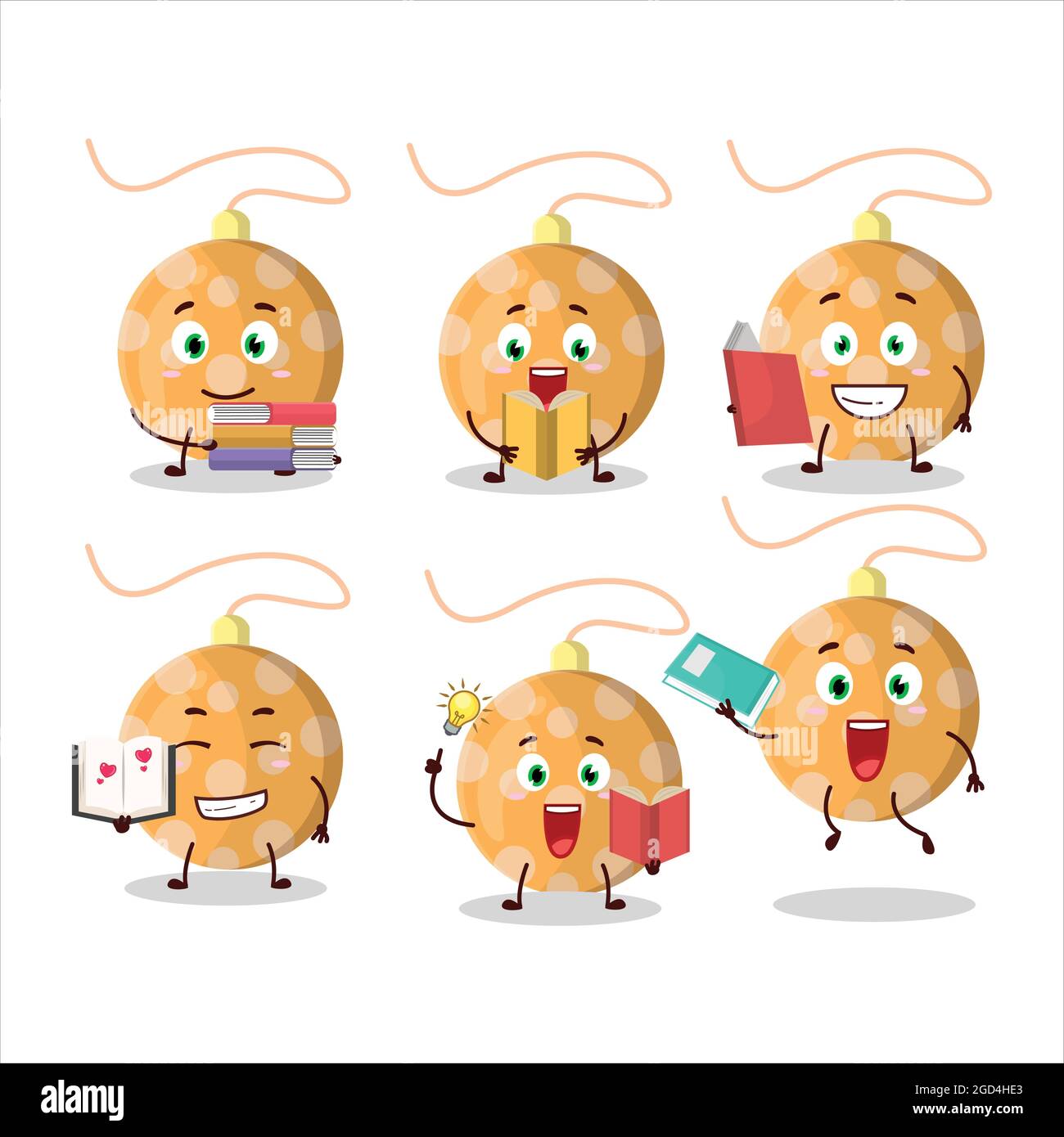 A picture of christmas lights orange cartoon character concept reading ...