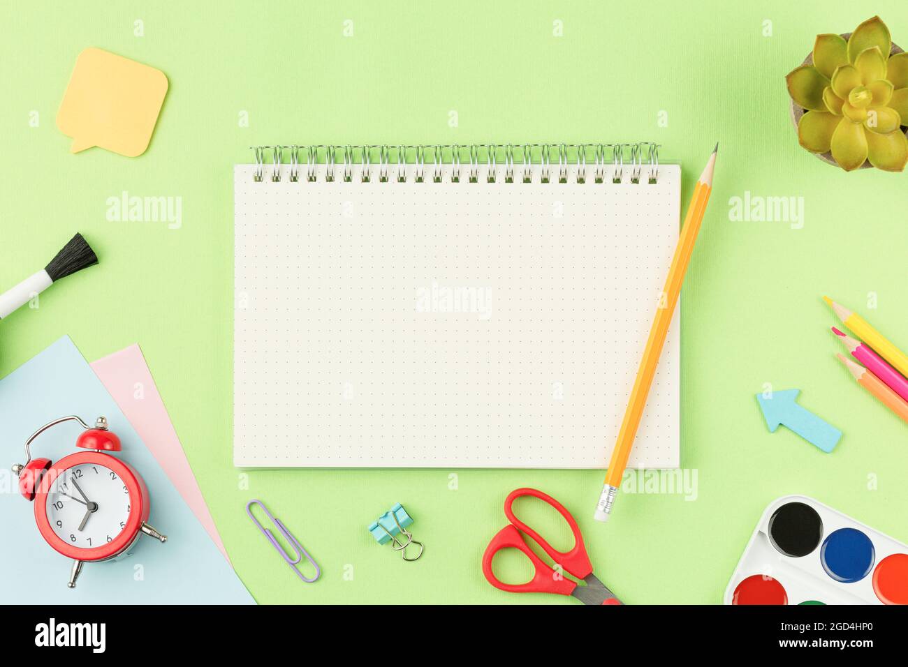 Pen ruler pencil book desk education hi-res stock photography and ...