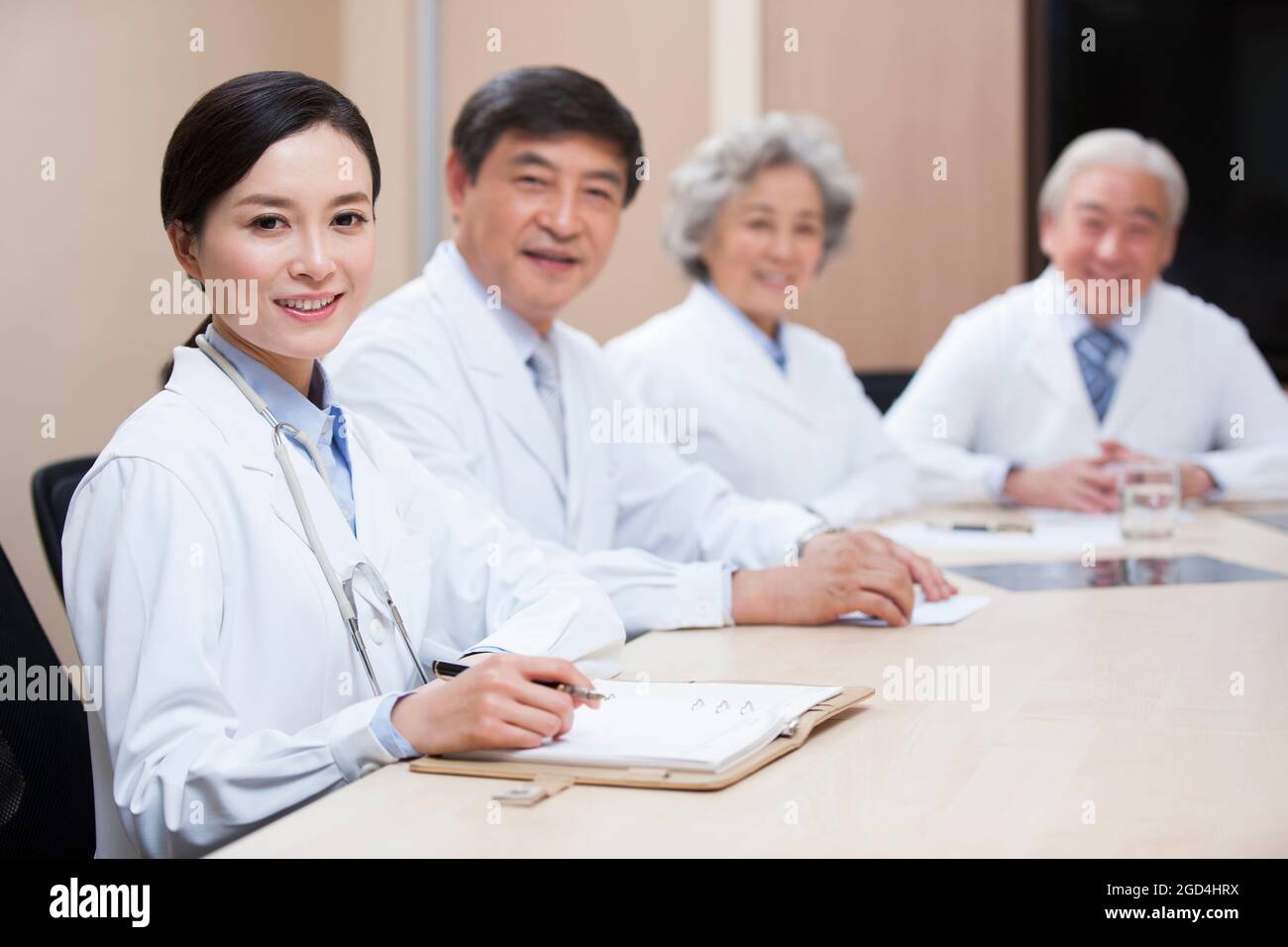Medical experts holding a meeting Stock Photo - Alamy