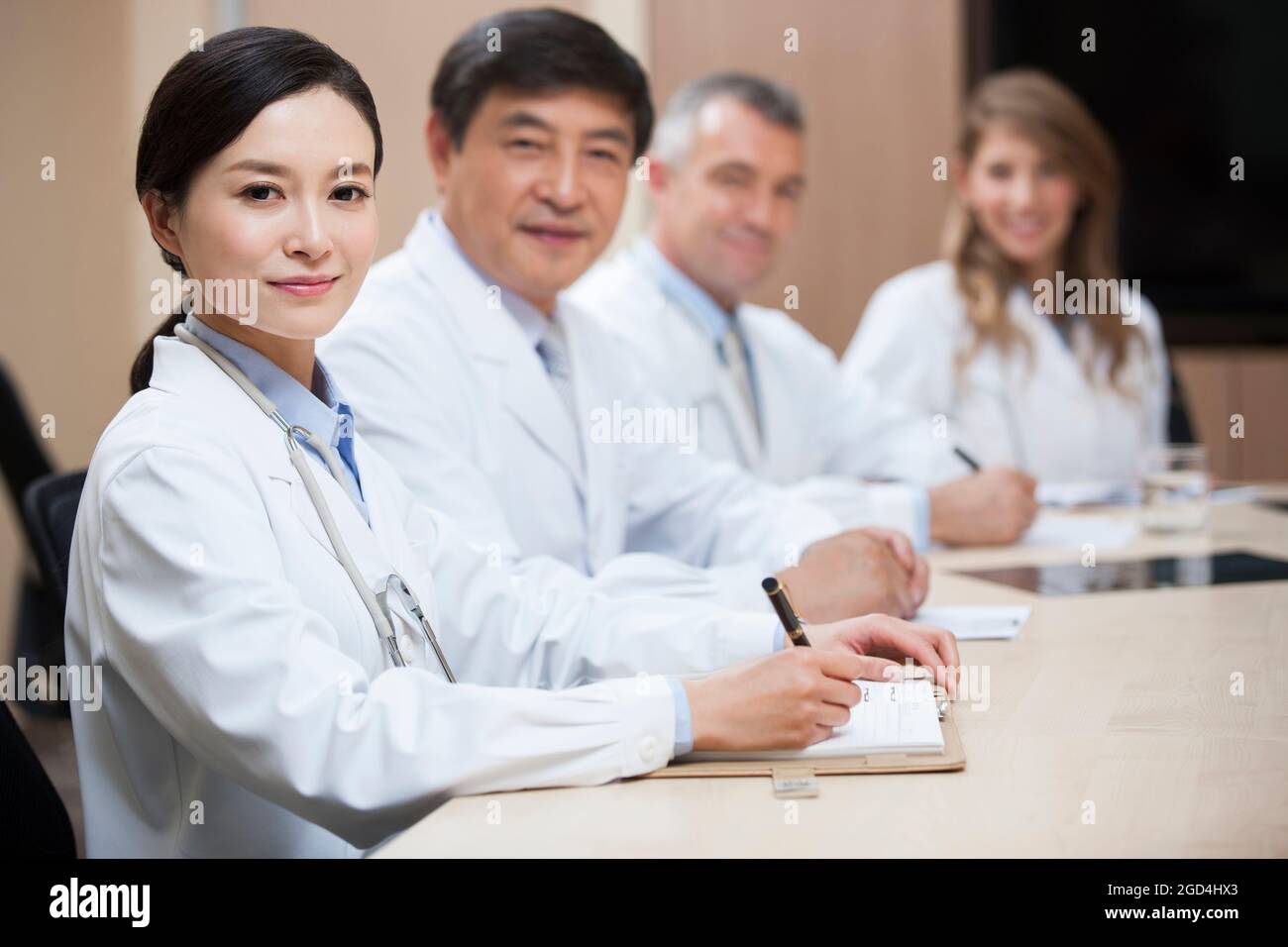 Medical experts holding a meeting Stock Photo - Alamy