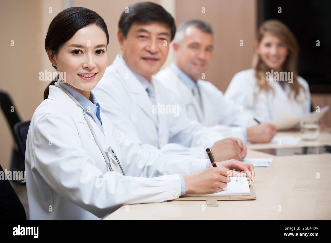 Medical experts holding a meeting Stock Photo - Alamy