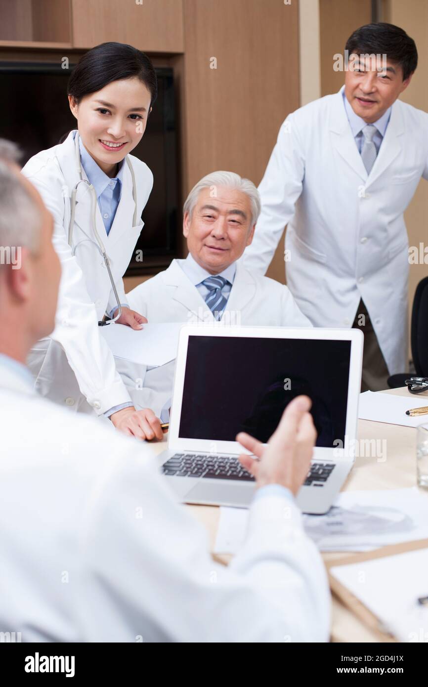 Medical experts holding a meeting Stock Photo - Alamy