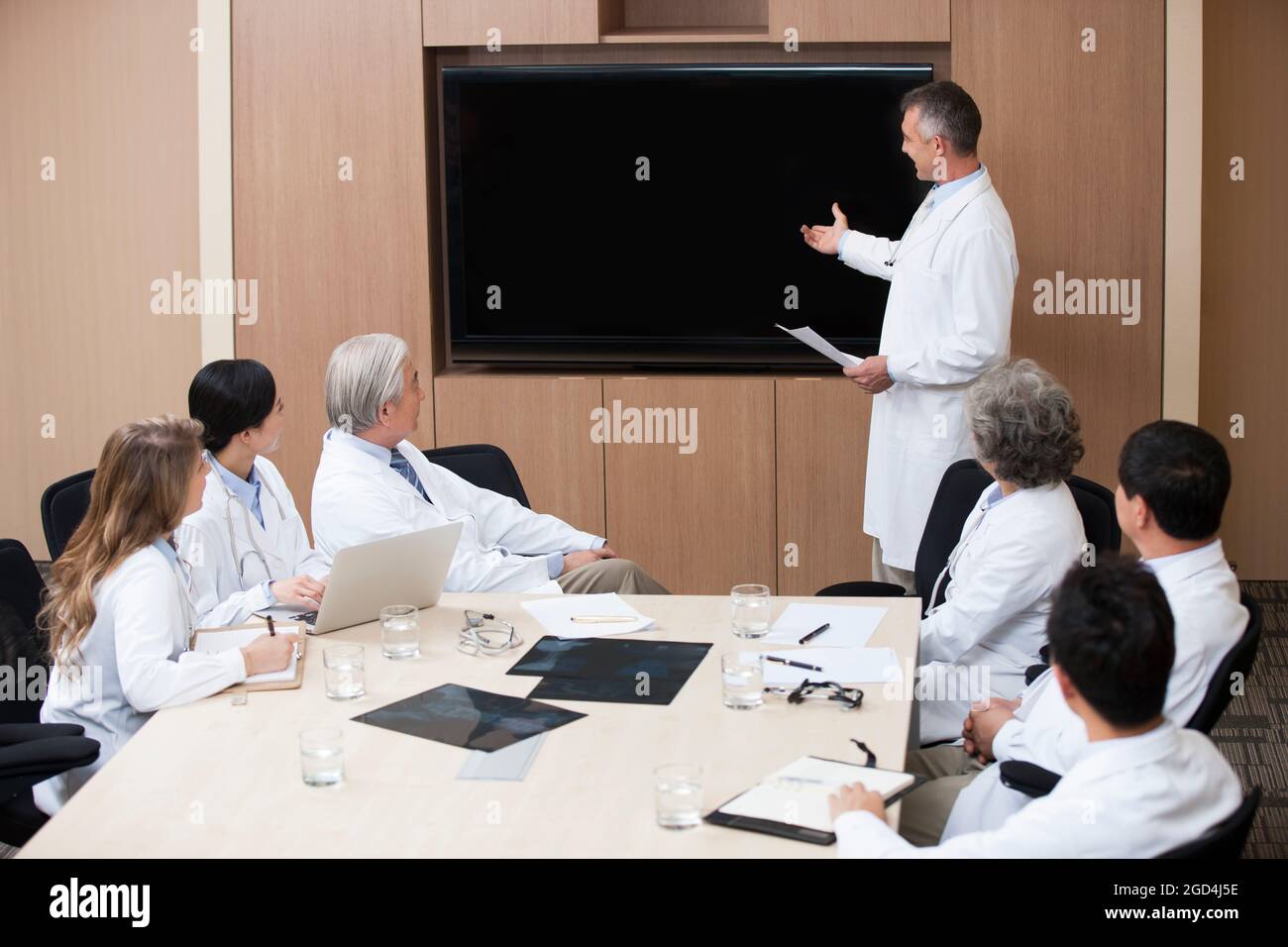 Medical experts holding a meeting Stock Photo - Alamy