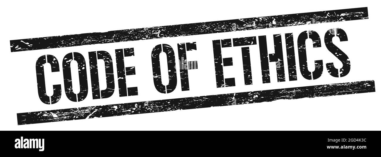 Code of ethics stamp hi-res stock photography and images - Alamy