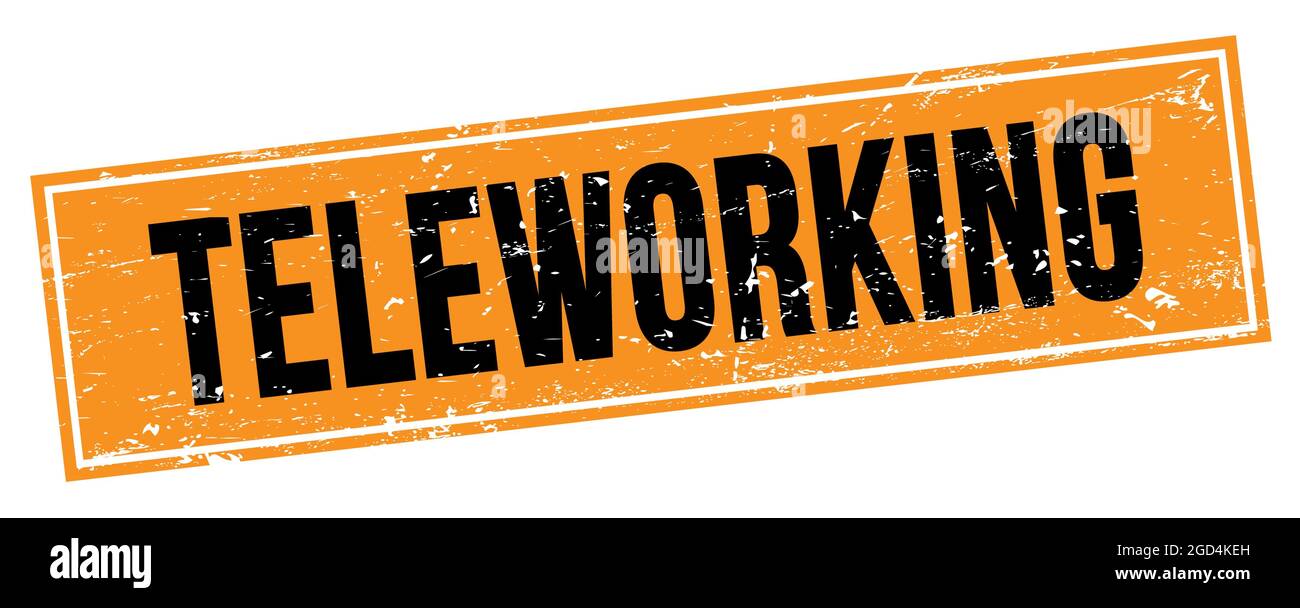 Teleworking stamp hi-res stock photography and images - Alamy