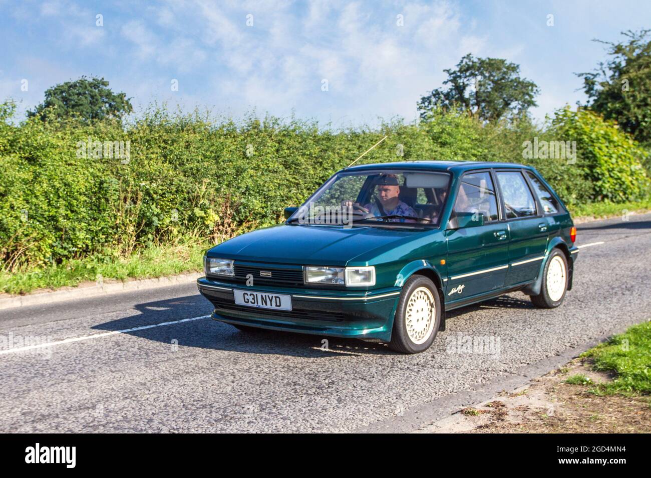 1990 90s green Rover Maestro 3 speed automatic 4dr en-route to ...