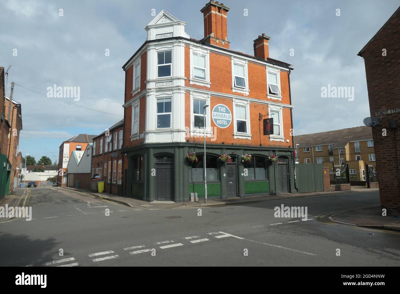 The Garibaldi Hotel Northampton England Stock Photo - Alamy