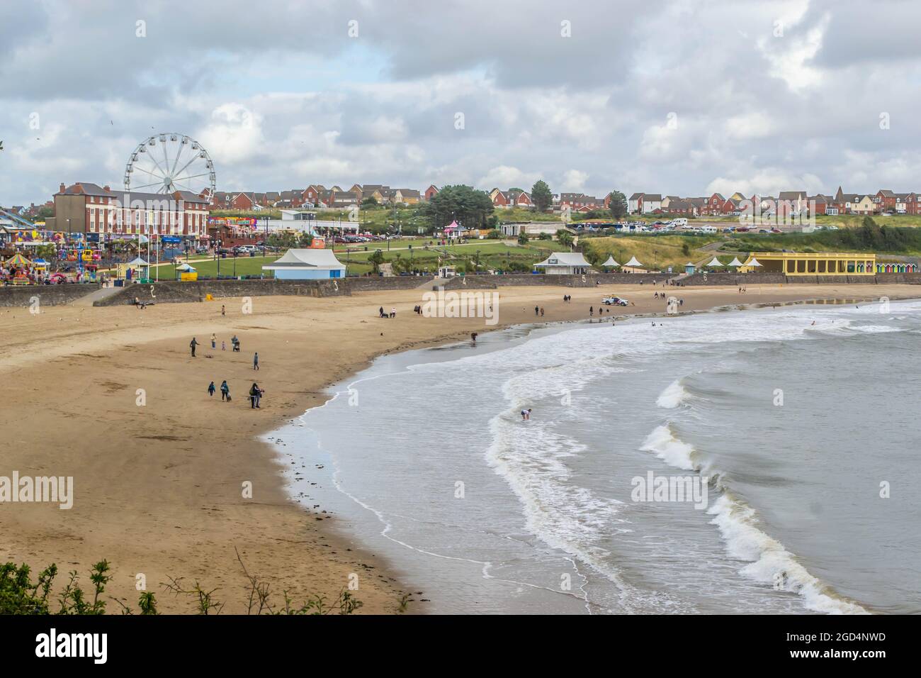 BARRY ISLAND, ENGLAND - 7 August 2021: View of Barry Island Beach Stock ...