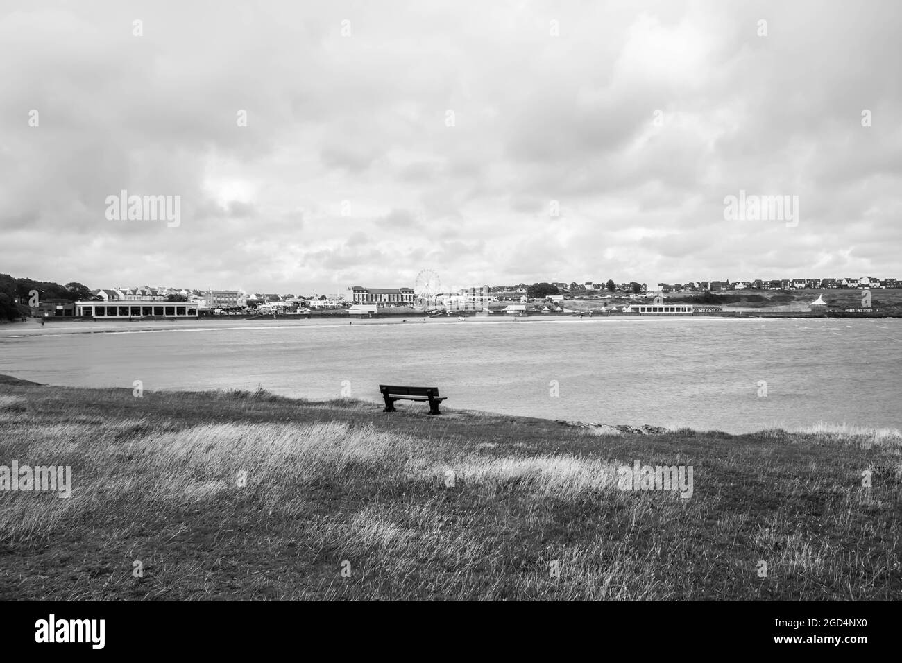 BARRY ISLAND, ENGLAND - 7 August 2021: Friars Point on Barry Island ...