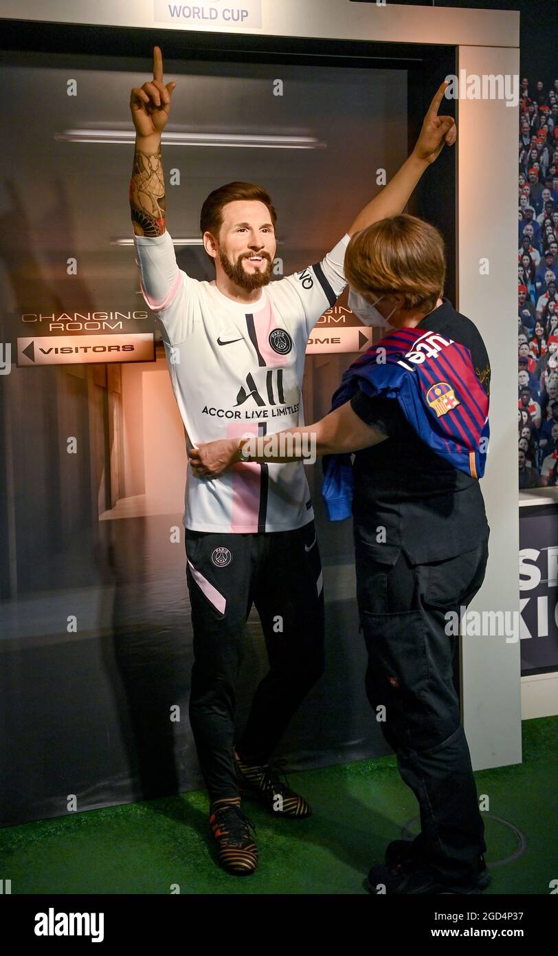 Berlin, Germany. 11th Aug, 2021. Karen Fries from the portrait team ...