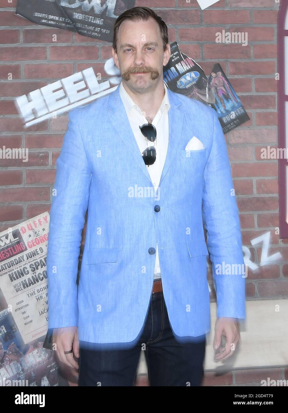 Los Angeles, CA , August 10, 2021. Patrick Walmsley arrives at STARZ's ...