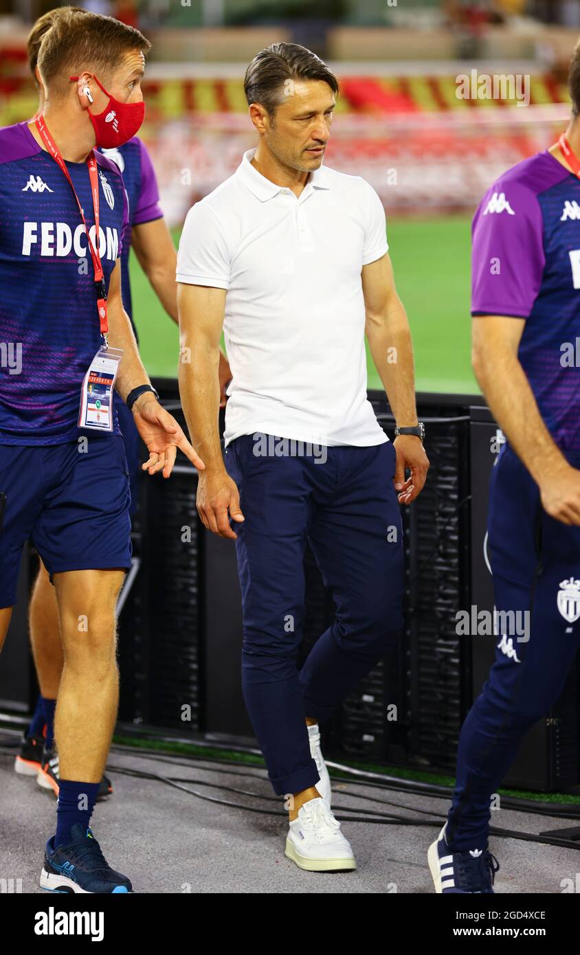 Monaco, Monte-Carlo - August 10, 2021: AS Monaco - AC Sparta Prague CL ...