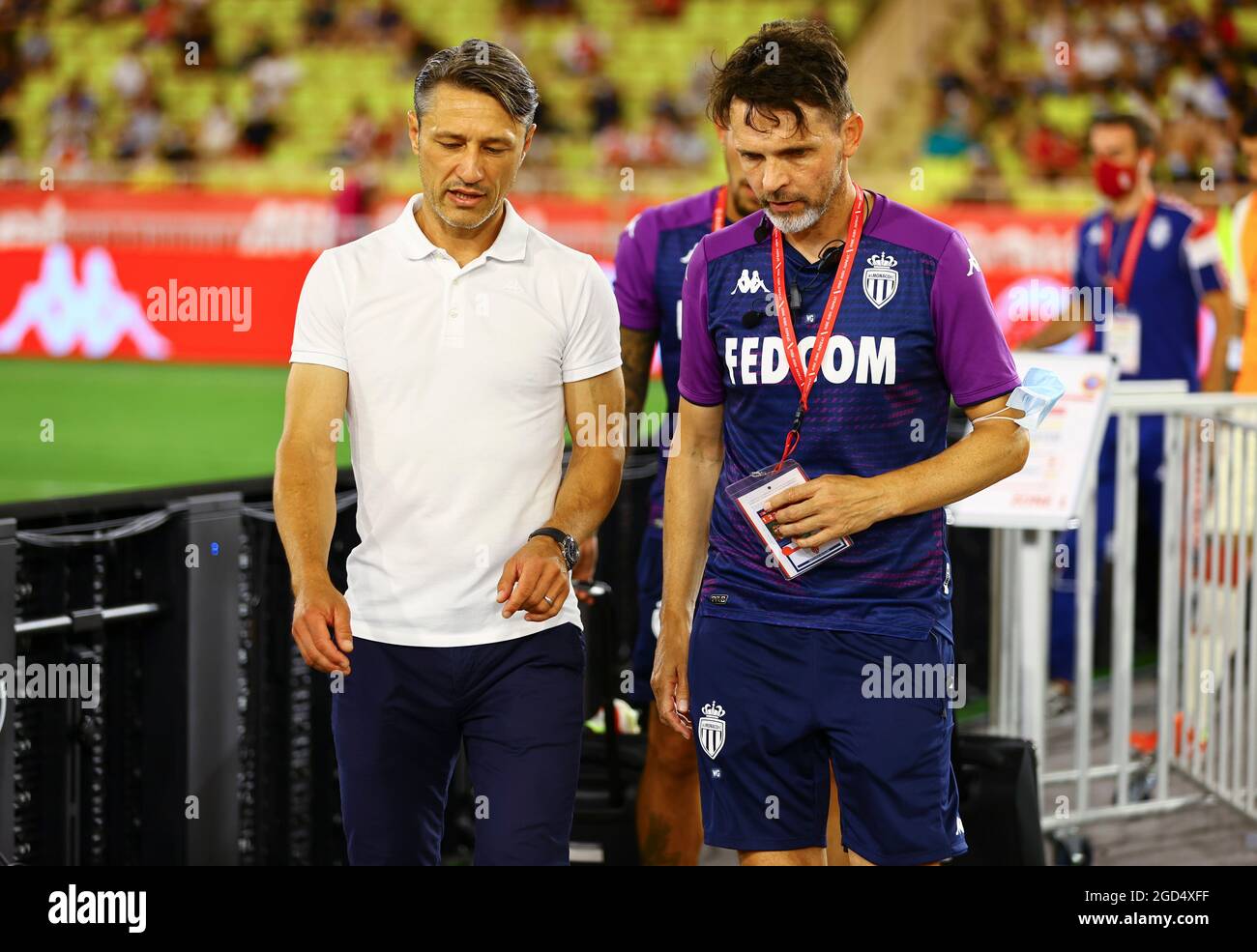 Monaco, Monte-Carlo - August 10, 2021: AS Monaco - AC Sparta Prague CL ...