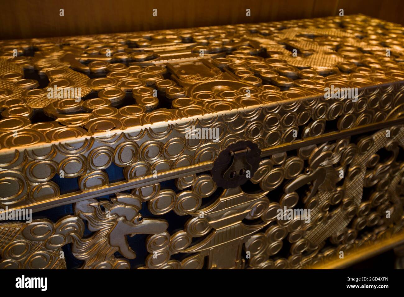 Box with traditional pattern Stock Photo - Alamy