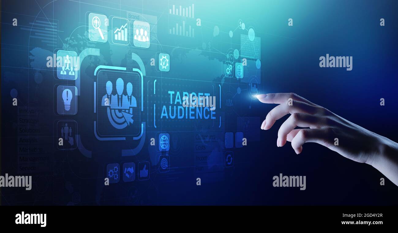 Target audience customer segmentation marketing strategy concept on ...