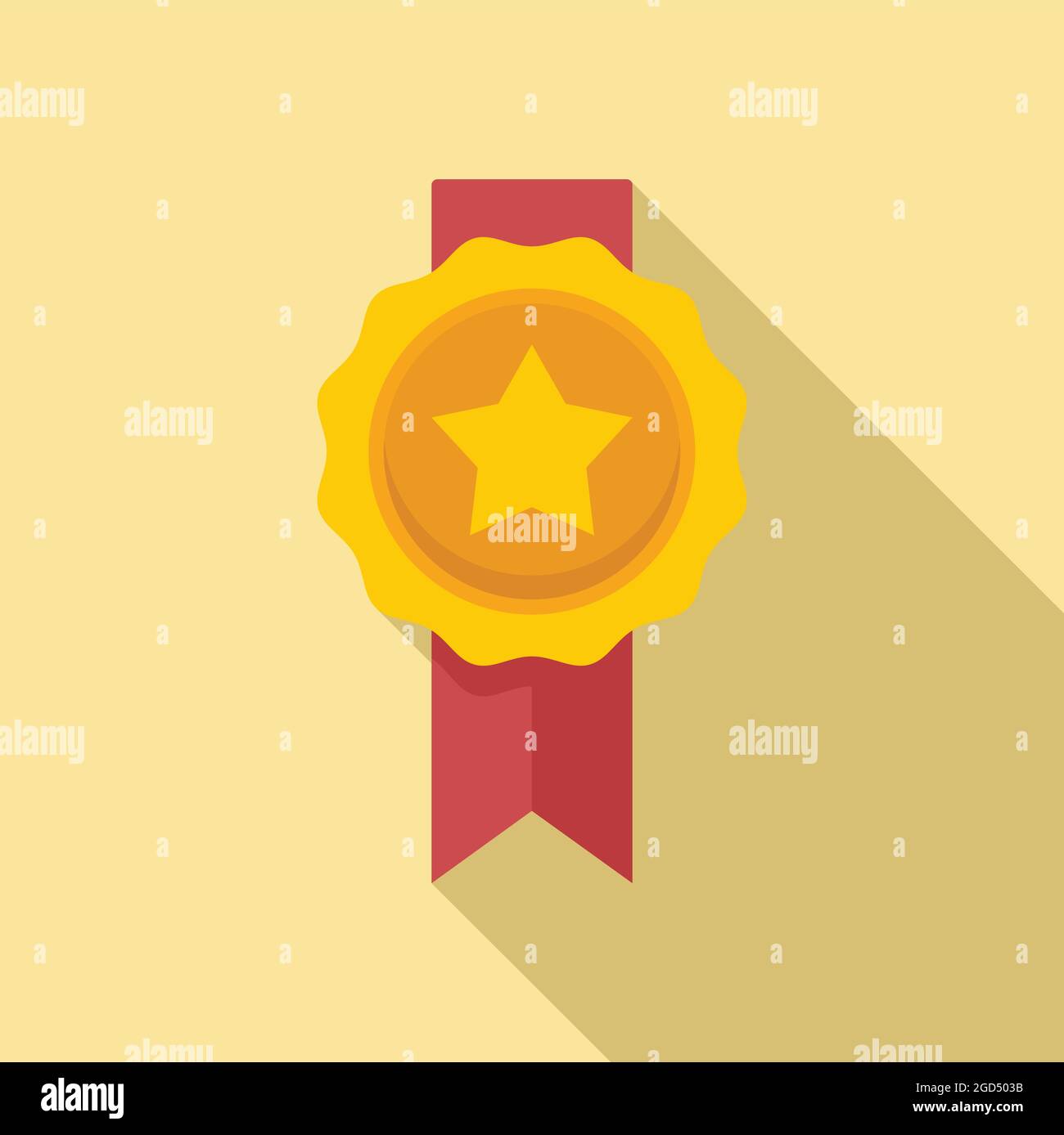 Quality emblem icon flat vector. Badge label. Award style Stock Vector ...