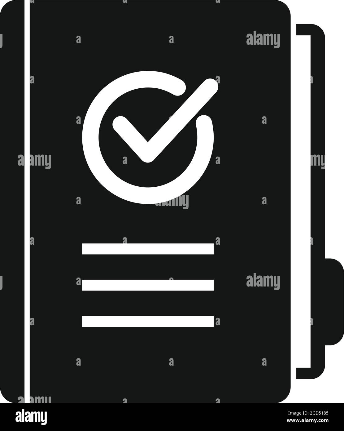 Quality folder icon simple vector. Document file. Policy standard Stock ...