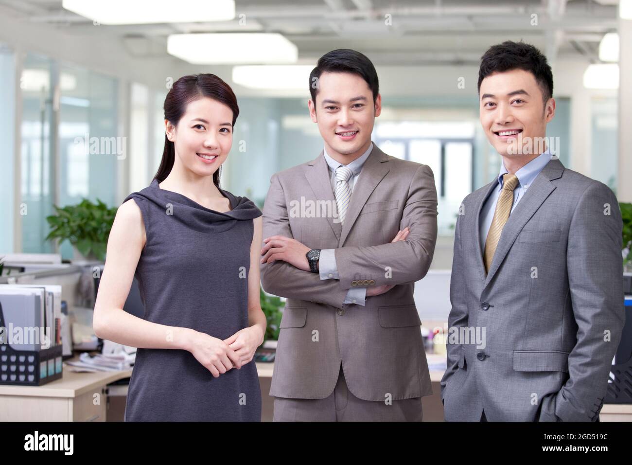 Portrait of confident office workers Stock Photo - Alamy