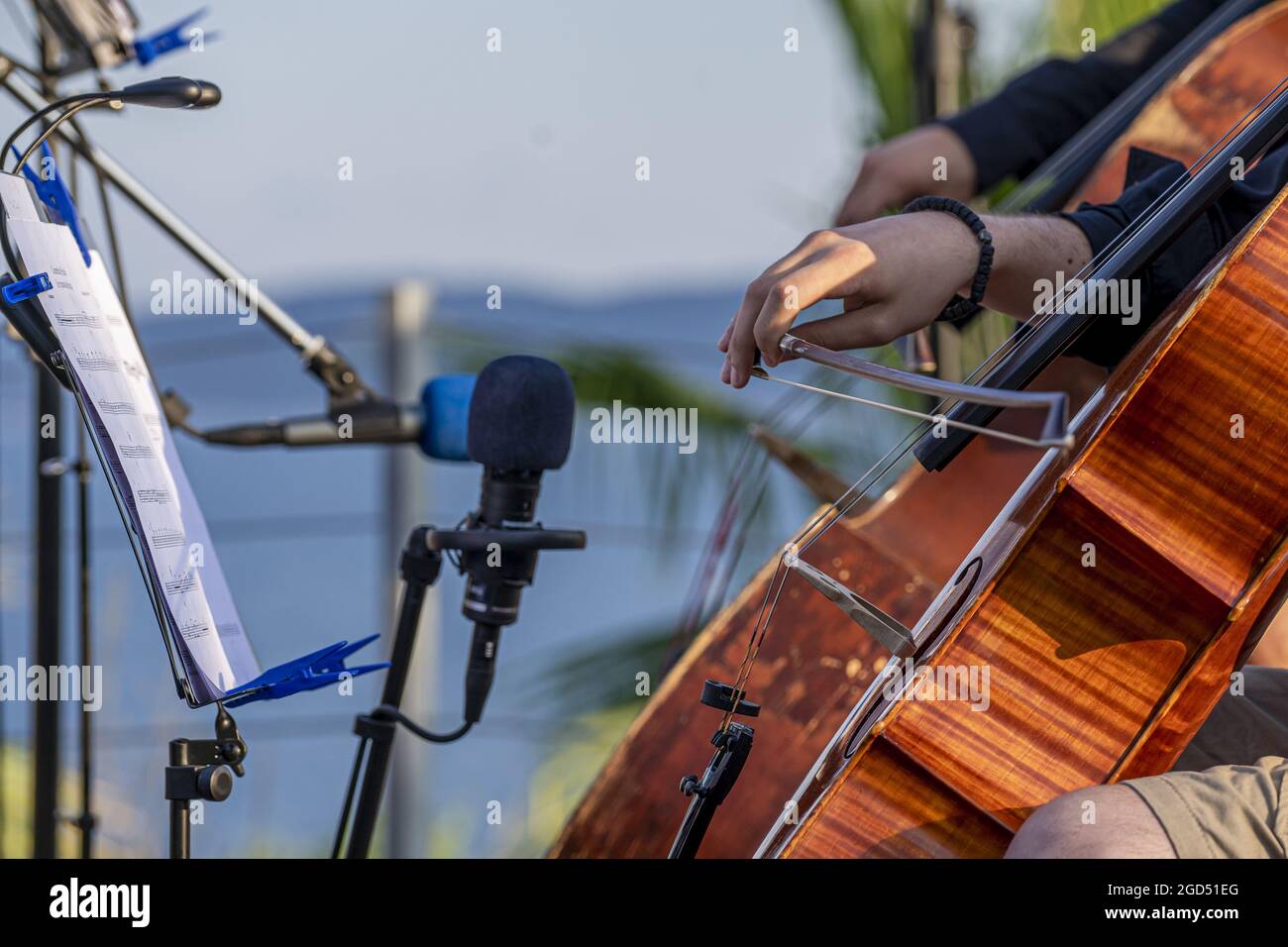 Classic microphone front view hi-res stock photography and images - Alamy