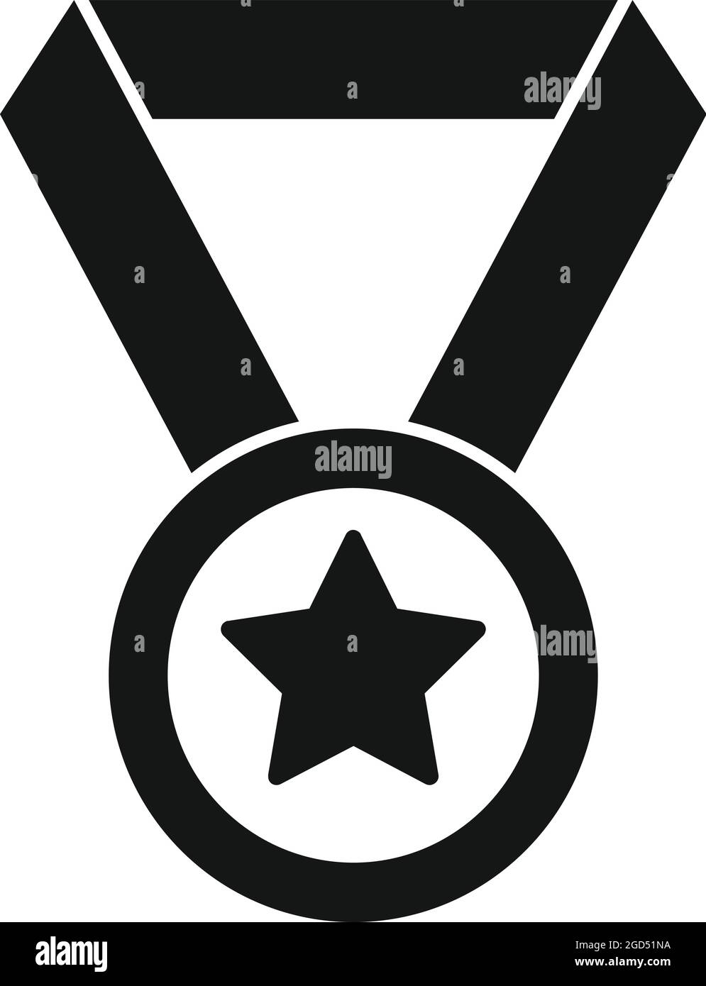 Quality medal icon simple vector. Certificate award. Premium badge ...