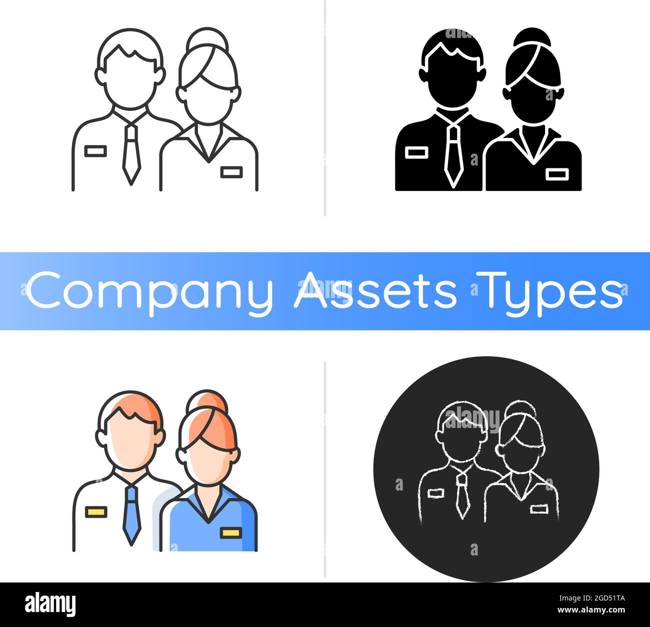 Company staff icon Stock Vector Image & Art - Alamy