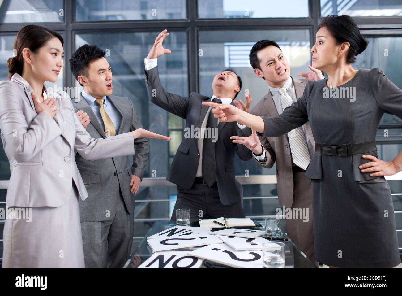 Business persons arguing Stock Photo - Alamy
