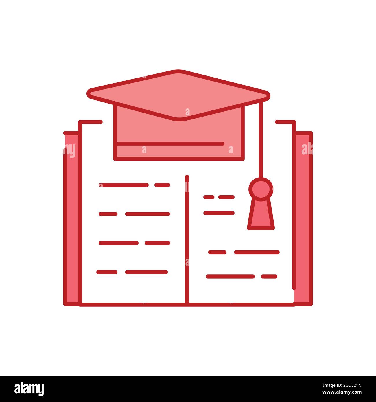 Quality education color line icon. Corporate social responsibility ...