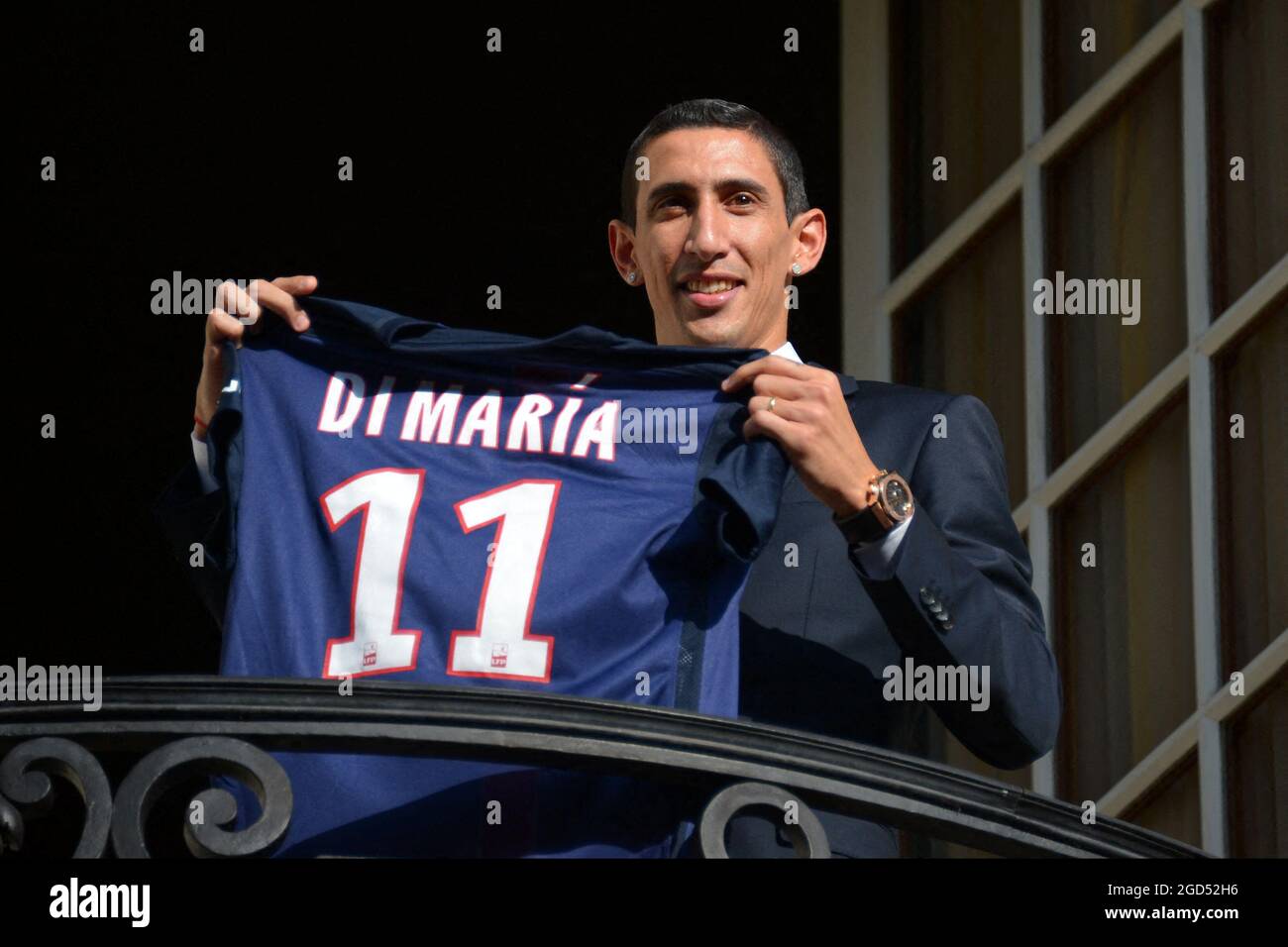 File photo dated August 6, 2015 of Argentina's Angel Di Maria is ...