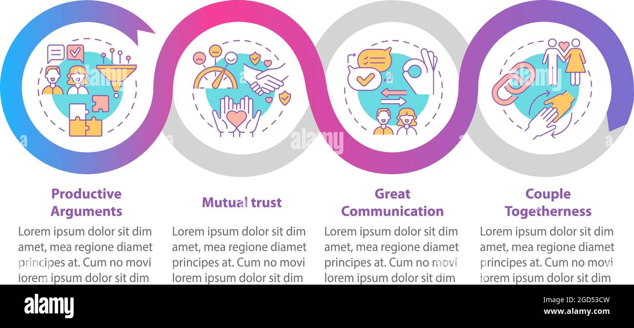 Great communication vector infographic template Stock Vector Image ...