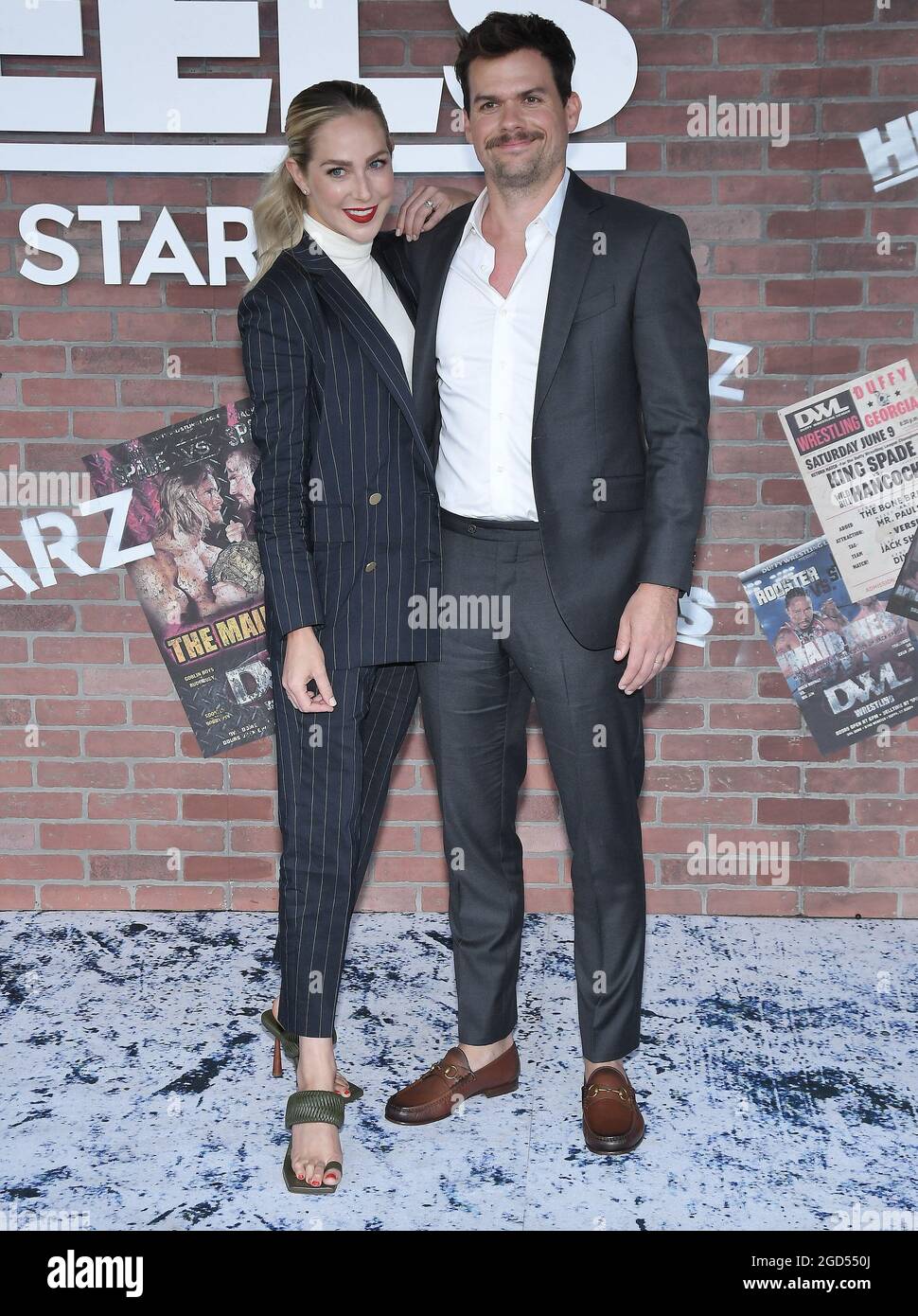 (L-R) Cassie Waldron and Michael Waldron arrives at STARZ's HEELS ...