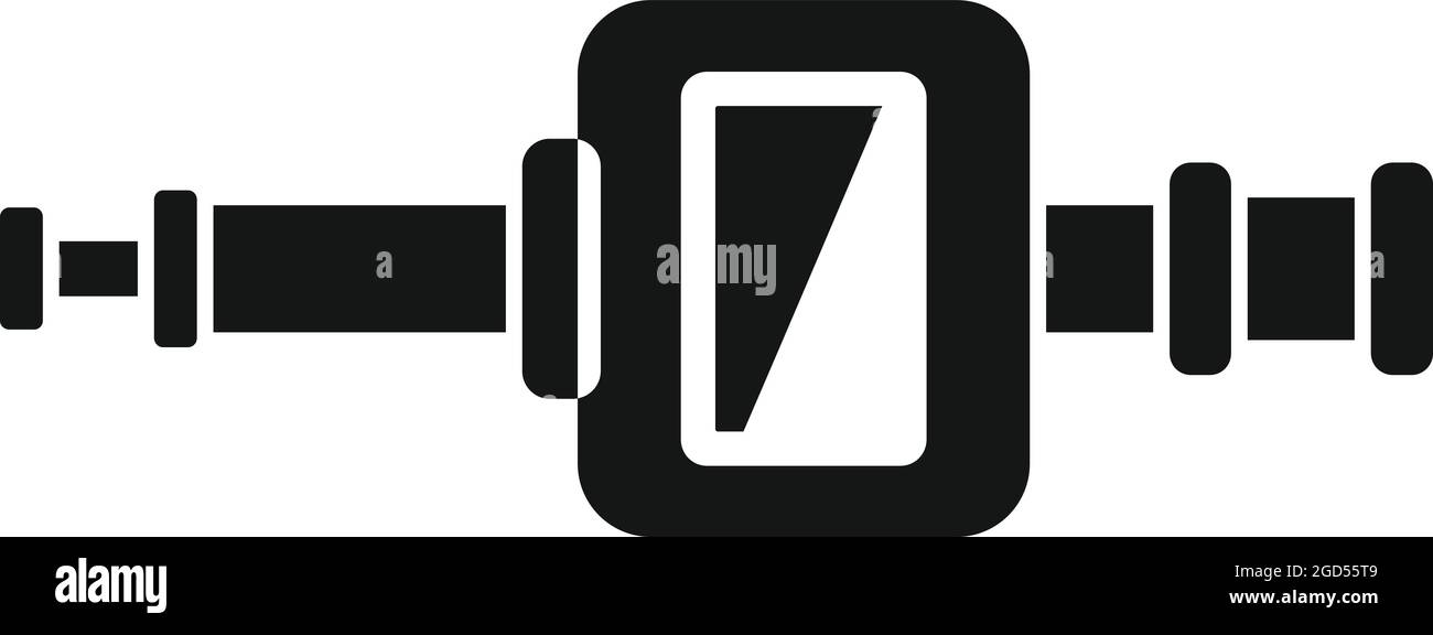 Modern micrometer icon simple vector. Caliper scale. Micrometer ...