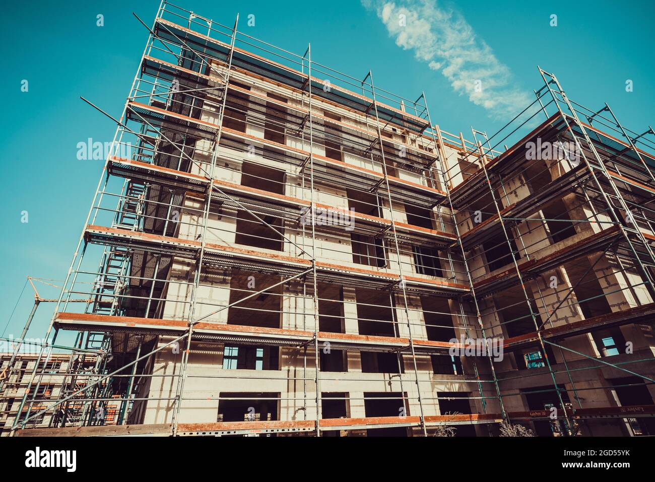 big building construction. Construction Site concept Stock Photo - Alamy