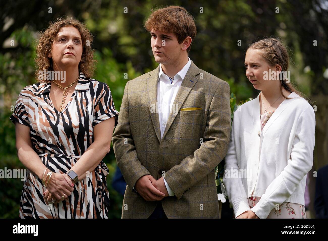 Captain Sir Tom Moore's daughter Hannah Ingram-Moore alongside his ...