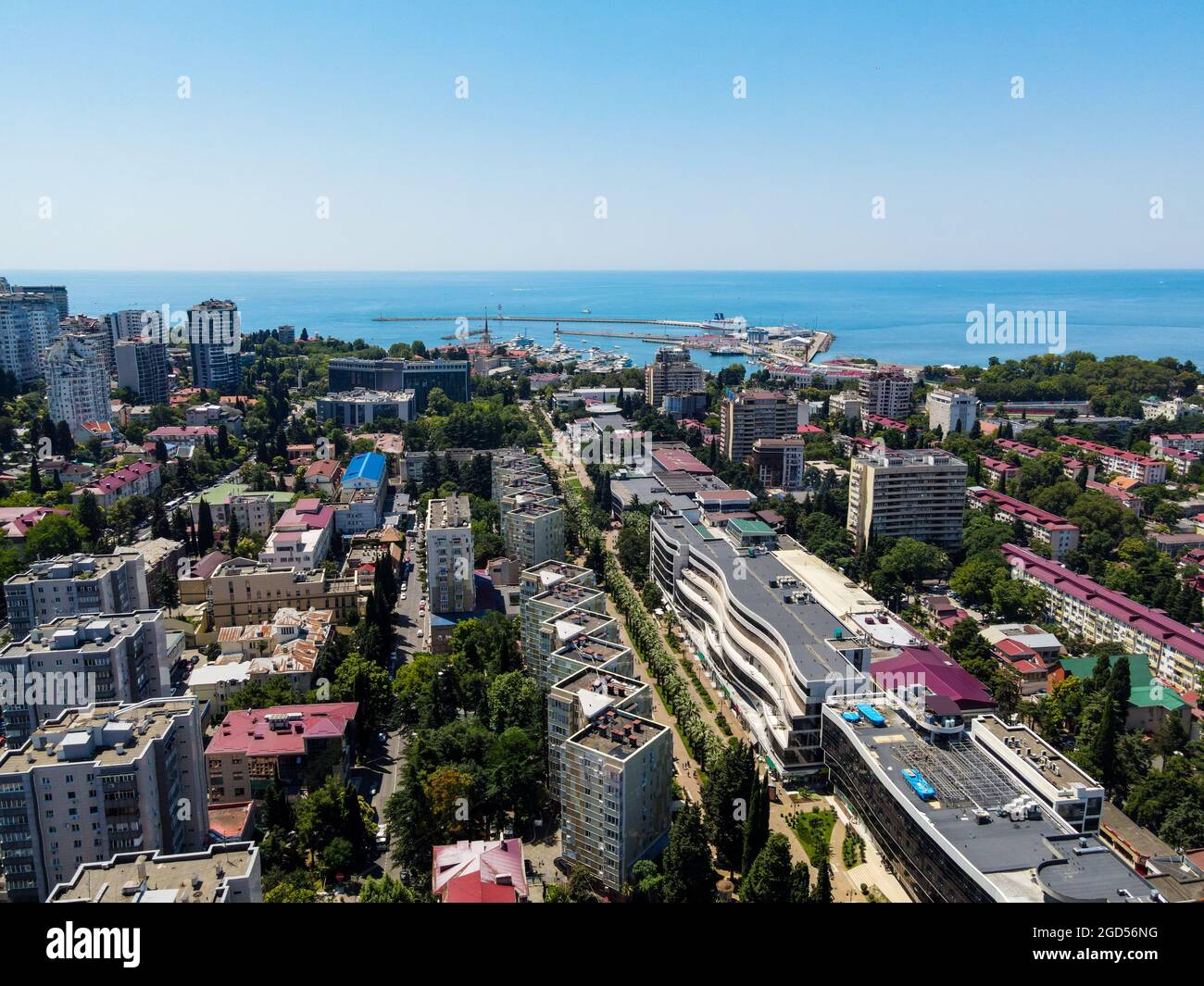 Sochi city aerial hi-res stock photography and images - Alamy