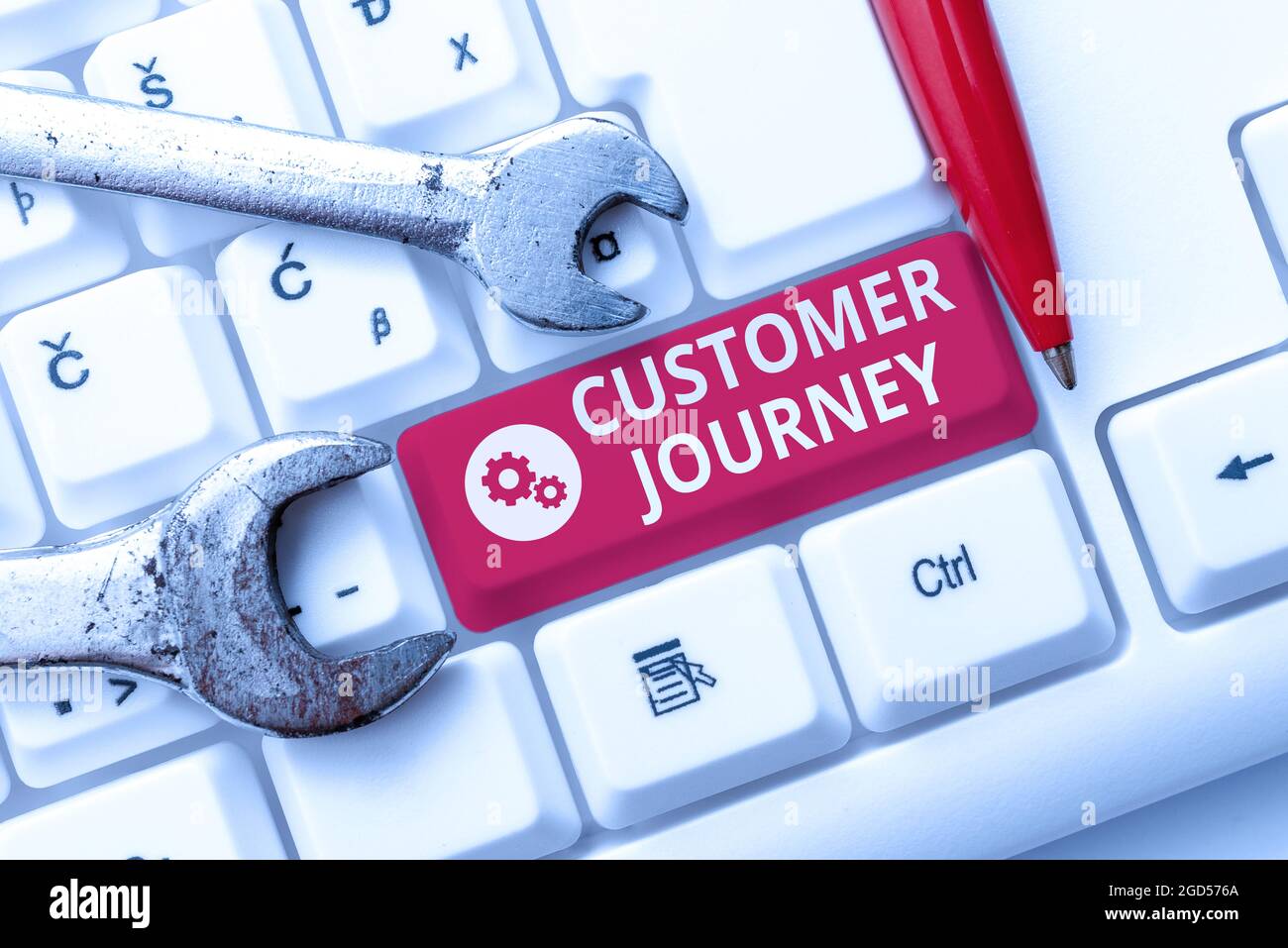 Inspiration showing sign Customer Journey. Word Written on customers ...