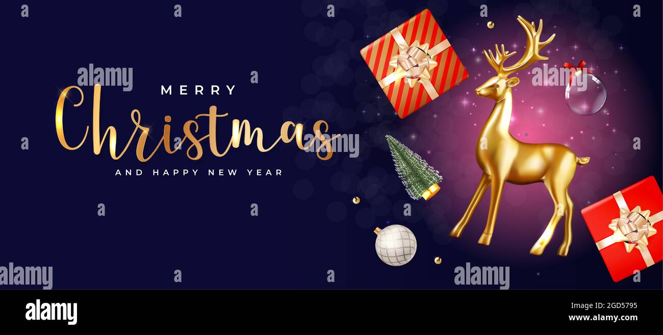 Christmas Holiday Party Background. Happy New Year and Merry Christmas ...