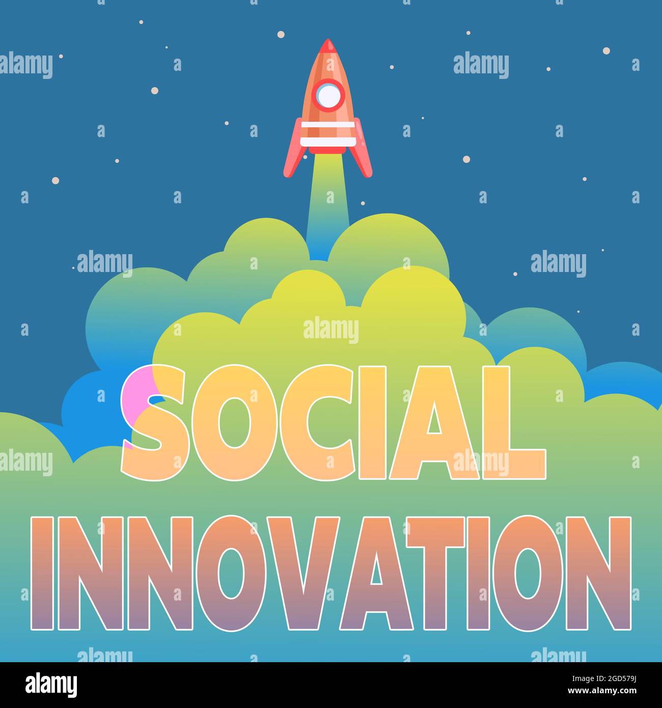 Text sign showing Social Innovation. Business concept practices that ...