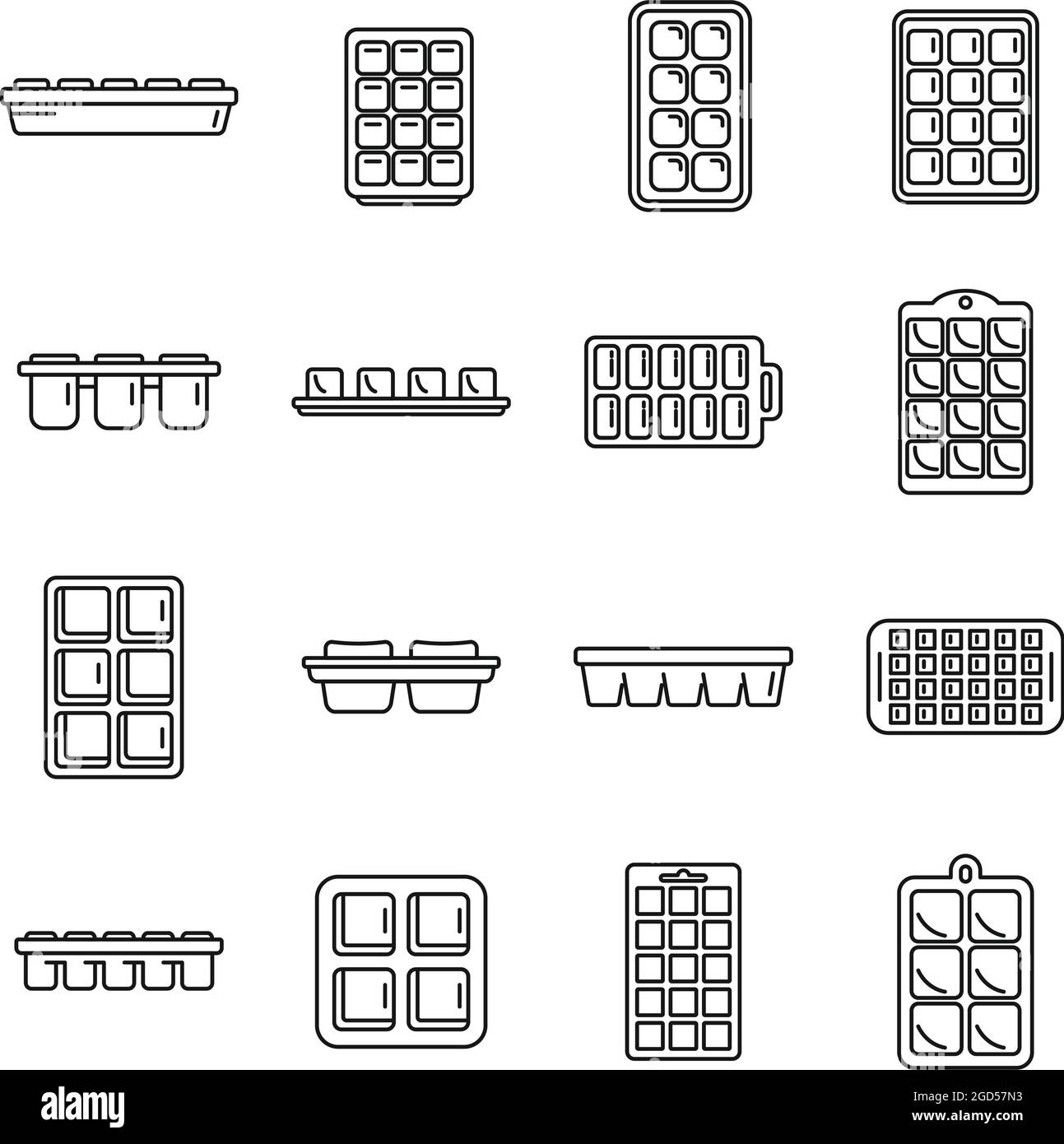 Plastic food trays Stock Vector Images - Alamy