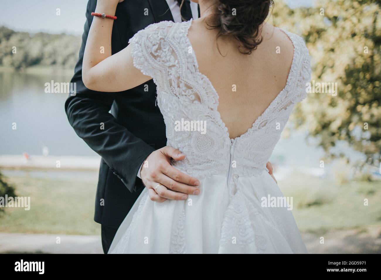 Bride and the groom during their wedding ceremony Stock Photo - Alamy